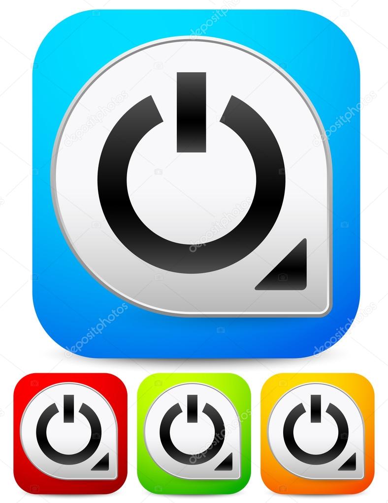 Power buttons icons set Stock Vector by ©vectorguy 68174867