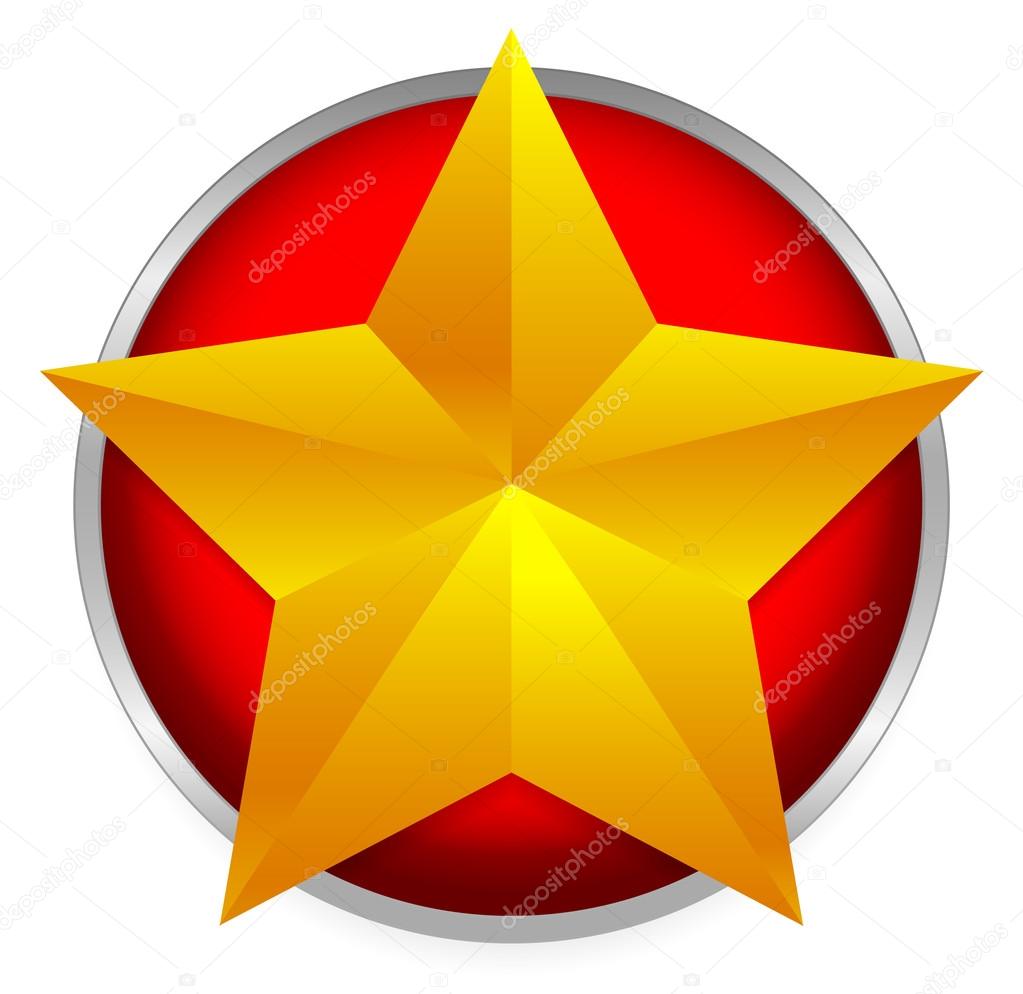 Golden star emblem Stock Vector Image by ©vectorguy #68183541