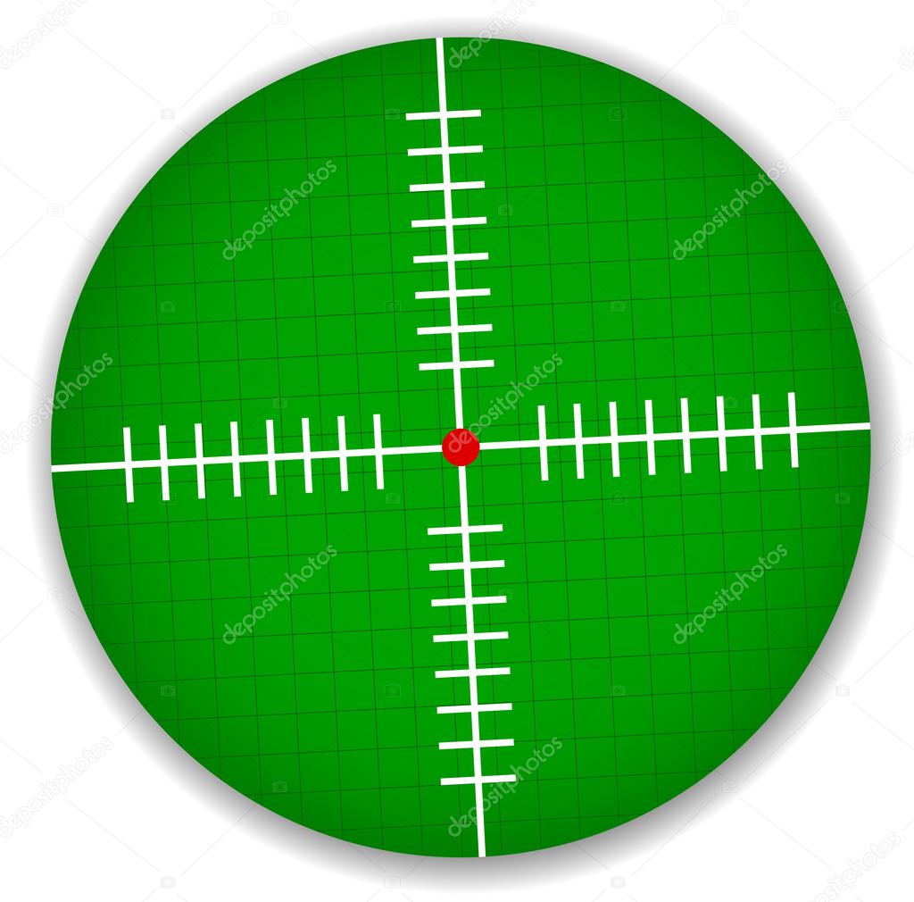 Tilted cross-hair, reticle with grid Stock Vector by ©vectorguy 68190669