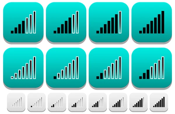 131 Signal strength indicator icons Vector Images | Depositphotos