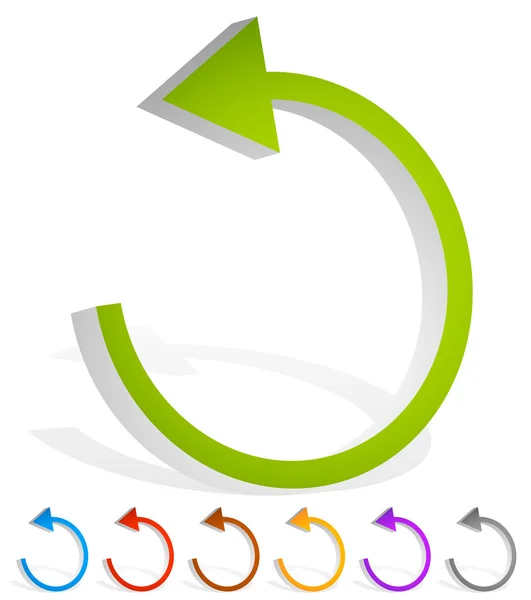 Circular arrow icon symbol. — Stock Vector © vectorguy #97436104