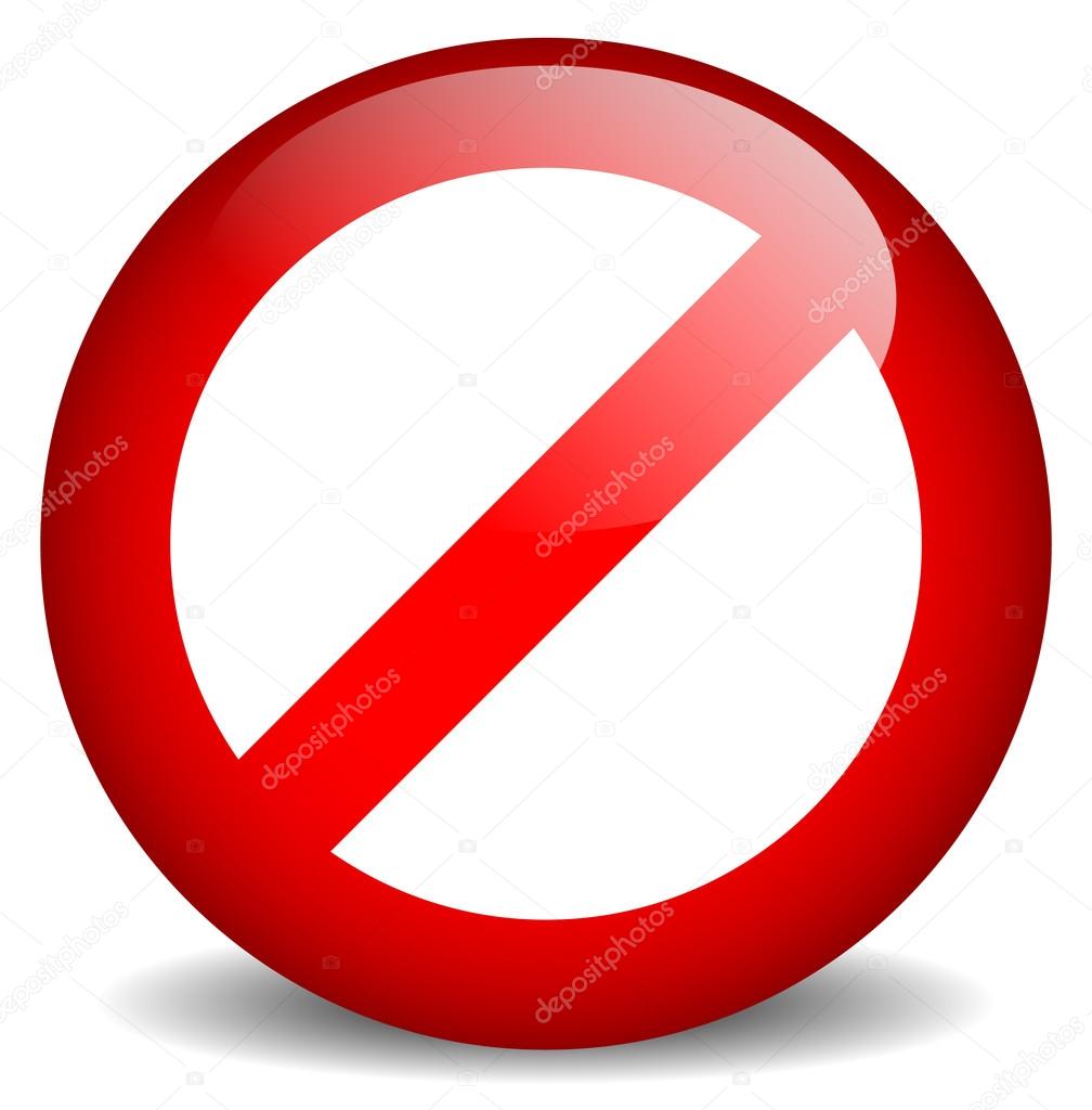 Red No entry sign. Stock Vector by ©vectorguy 71355109
