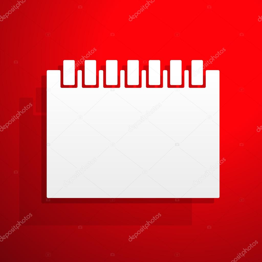 Red calendar icon. Stock Vector Image by ©vectorguy #71355395