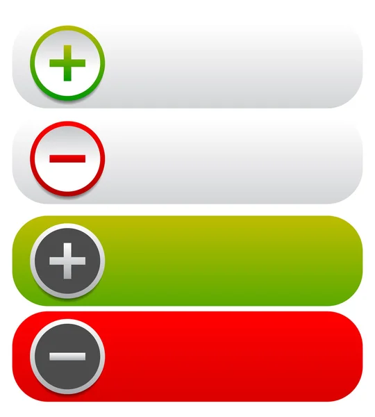 Plus and minus buttons. Stock Vector Image by ©vectorguy #68190511