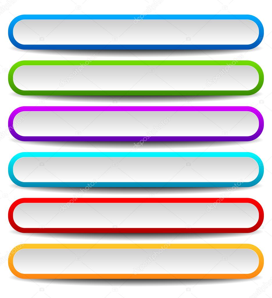 Oblong design elements Stock Vector Image by ©vectorguy #73856771