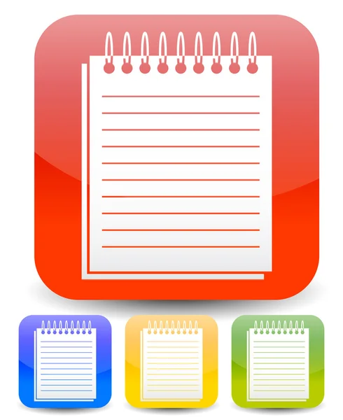 Notebook, copybook icons set Stock Vector Image by ©vectorguy #83491466