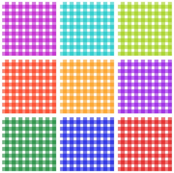 Colorful checkered abstract patterns Stock Vector by ©vectorguy 83493256