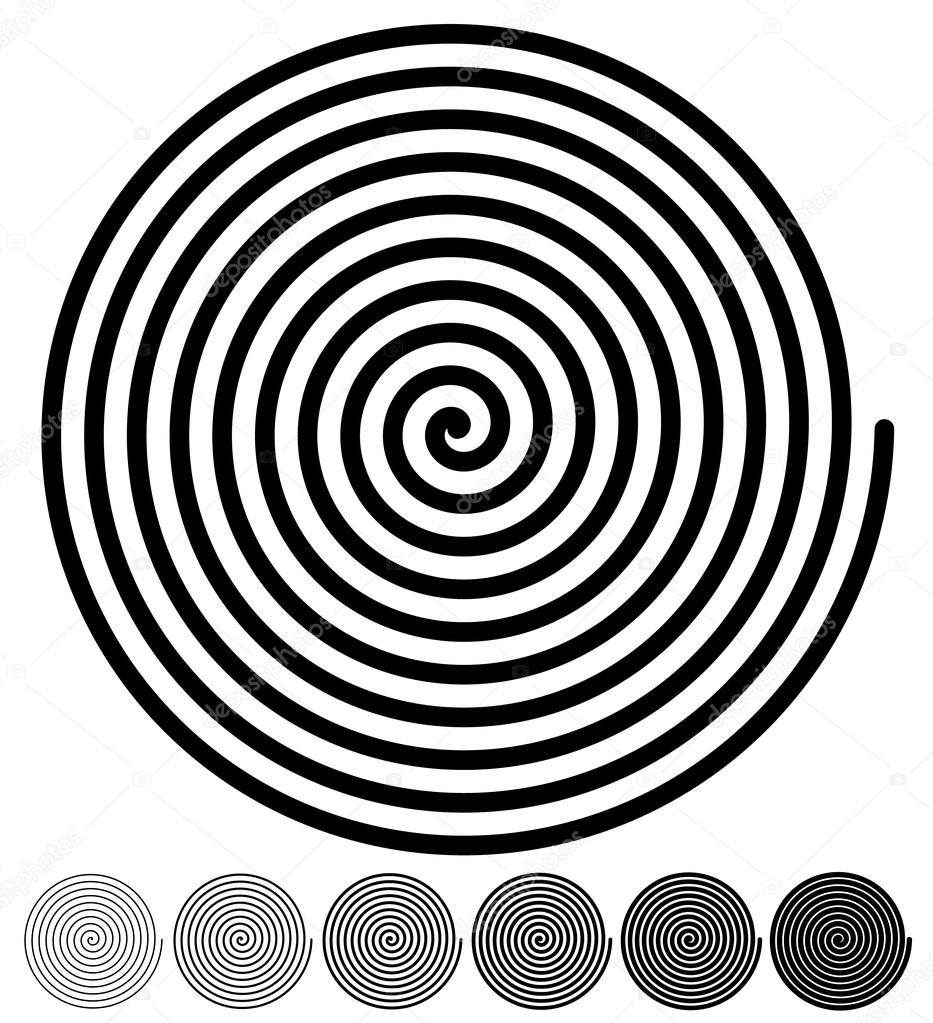 Round spiral abstract background Stock Vector Image by ©vectorguy #83492432