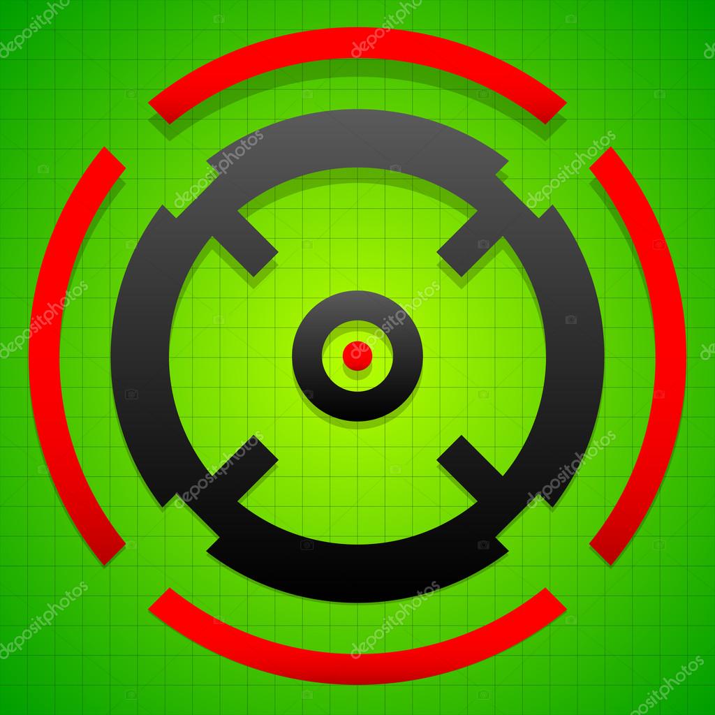 Se al de blanco, punto de mira, s mbolo de la ret cula 2024