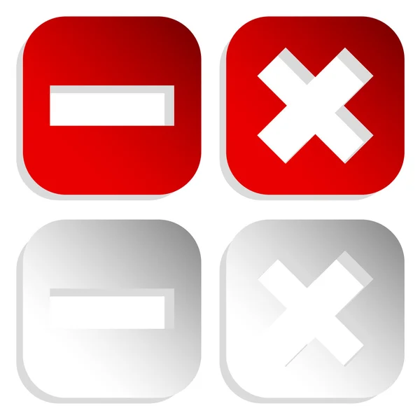 Signo resta imágenes de stock de arte vectorial | Depositphotos