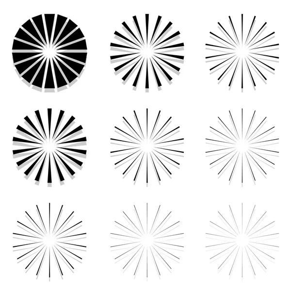Radial lines Stock Vectors, Royalty Free Radial lines Illustrations ...