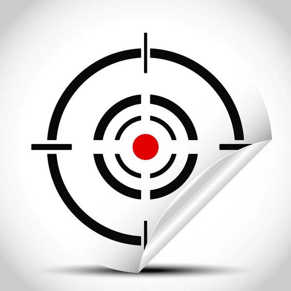 Crosshair, target symbol — Stock Vector © vectorguy #67110415