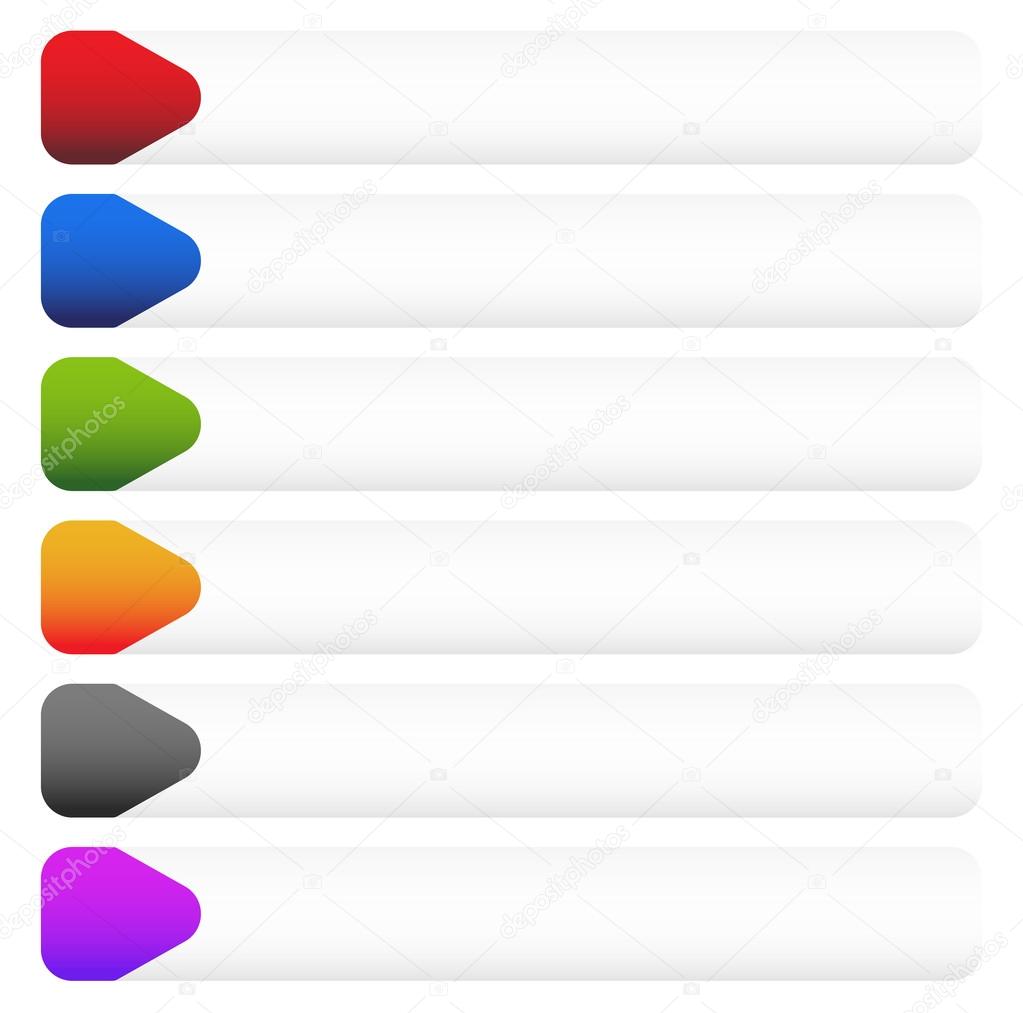 Set of blank button backgrounds Stock Vector Image by ©vectorguy #88305464