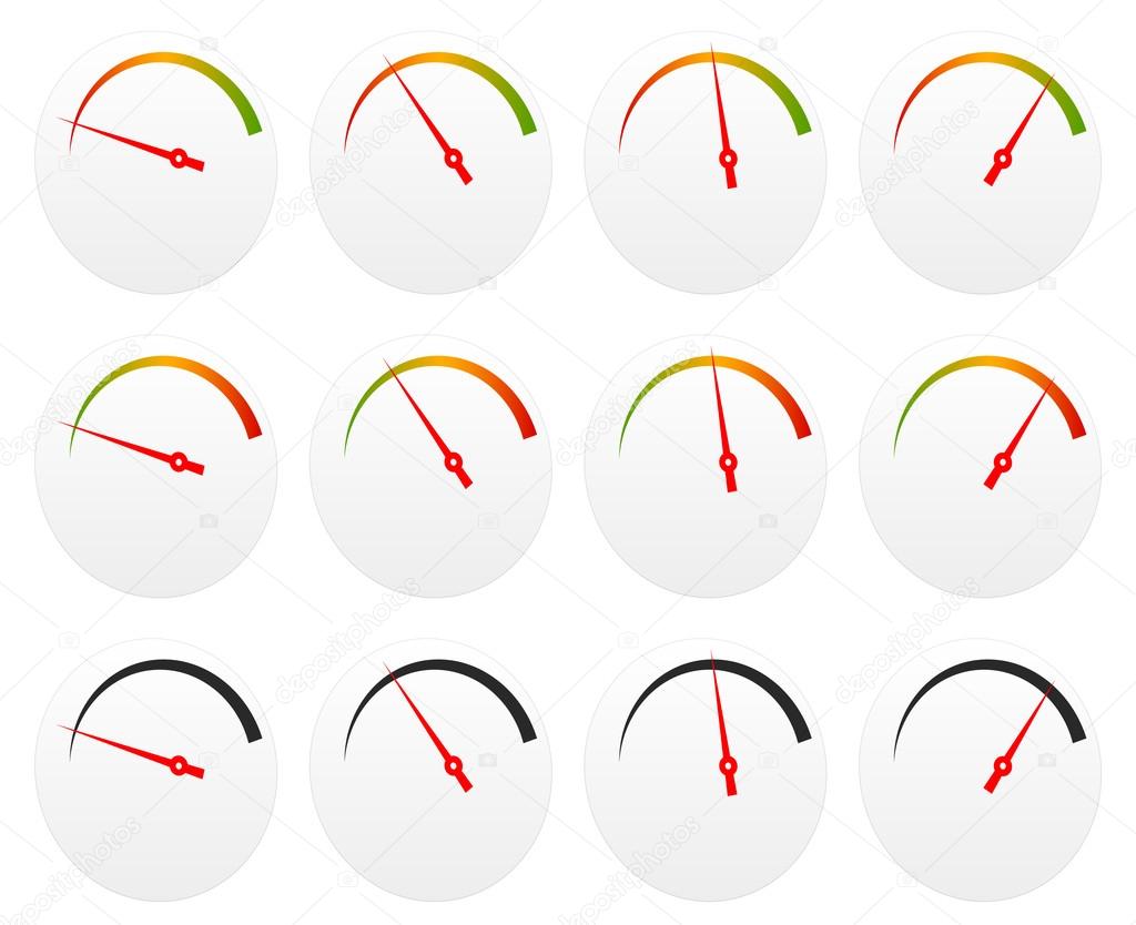 Circle dial, gauge templates set Stock Vector Image by ©vectorguy #88307768