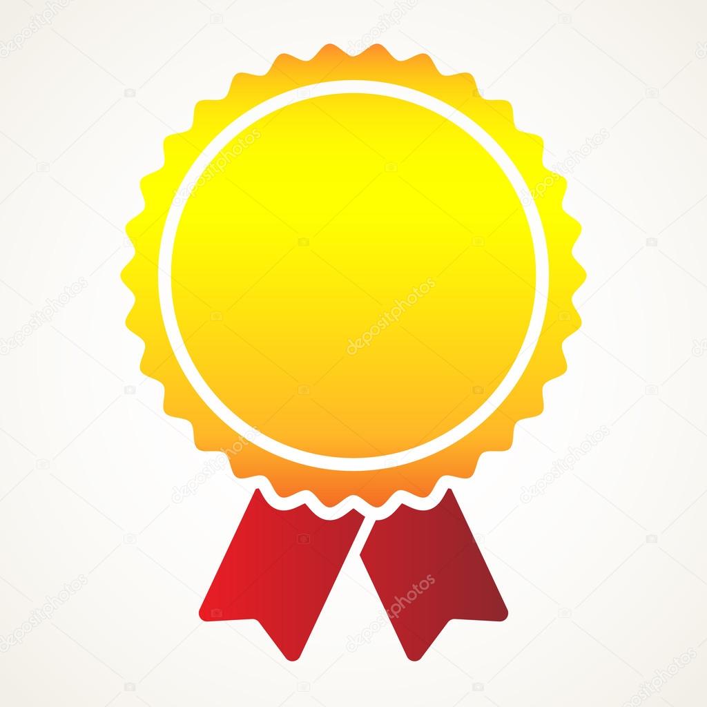 Insignia, premio, icono de roseta vector, gráfico vectorial © vectorguy ...