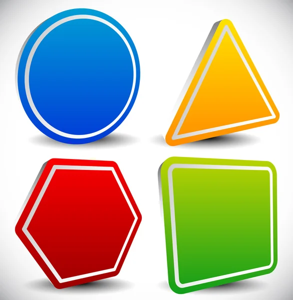 Set of blank geometric shapes. Stock Vector Image by ©vectorguy #88818552