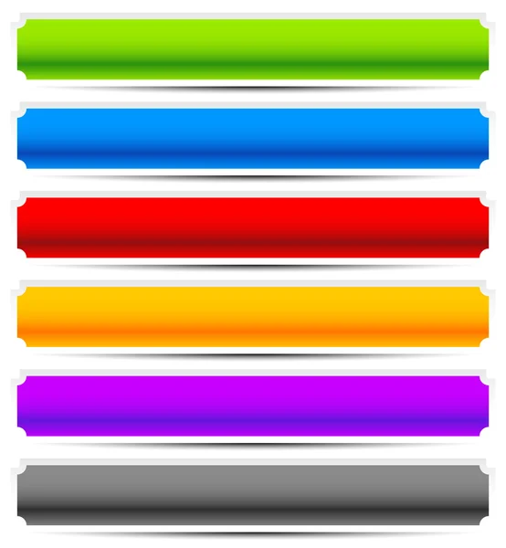 Rectangle banners / buttons ⬇ Vector Image by © vectorguy | Vector ...