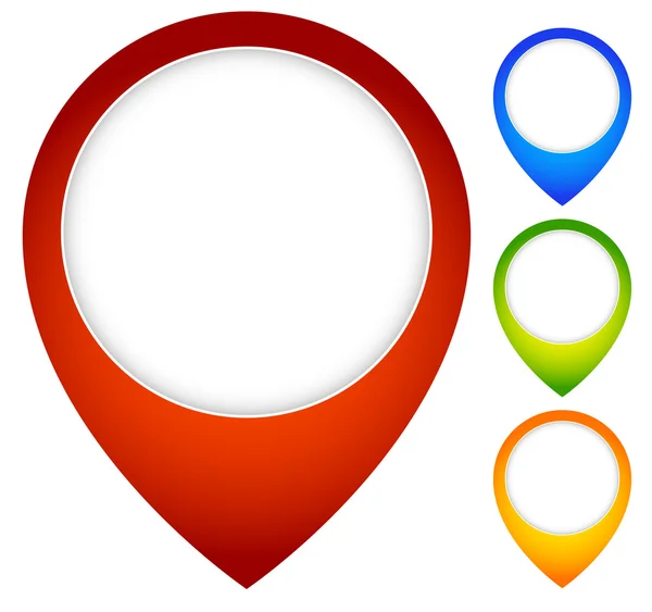 Map marker, pin set Stock Vector Image by ©vectorguy #98051068