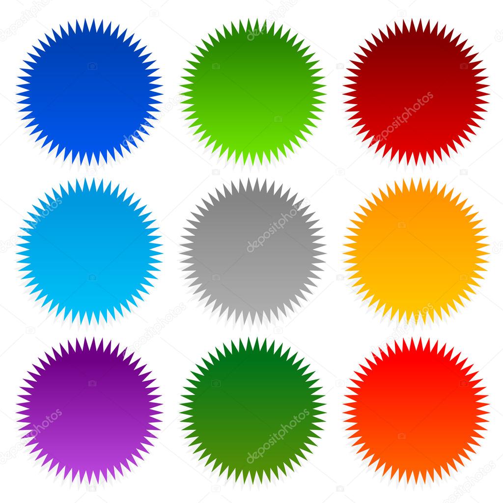 Set of starburst, price tags Stock Vector by ©vectorguy 90691512