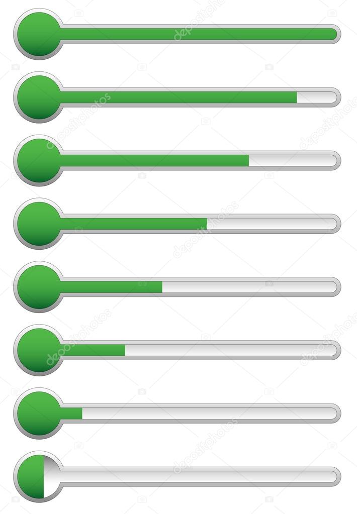 Progress, loading bars set — Stock Vector © vectorguy #90693030 Progress, loading bars set — Stock Vector © vectorguy #90693030
