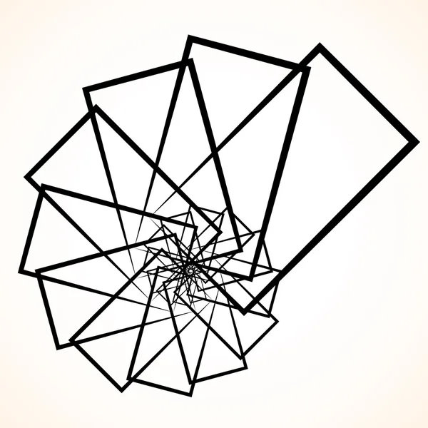 Geometric Polygon Diagonal Angles Drawn Geometry Vector Design Shape ...