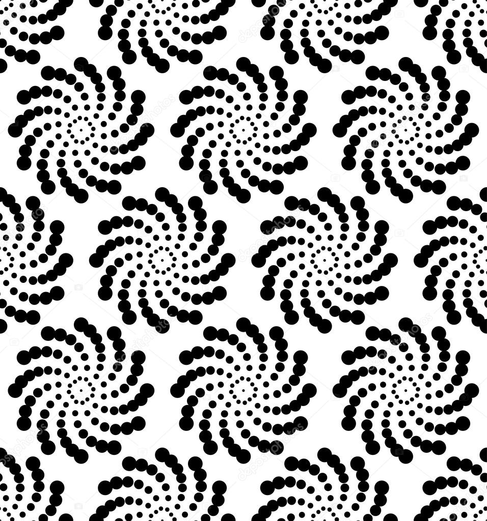 Dotted spiral shapes background Stock Vector Image by ©vectorguy #91954200