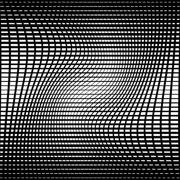 Warp, free-form reticular array, matrix of lines. Complex geome — Stock ...