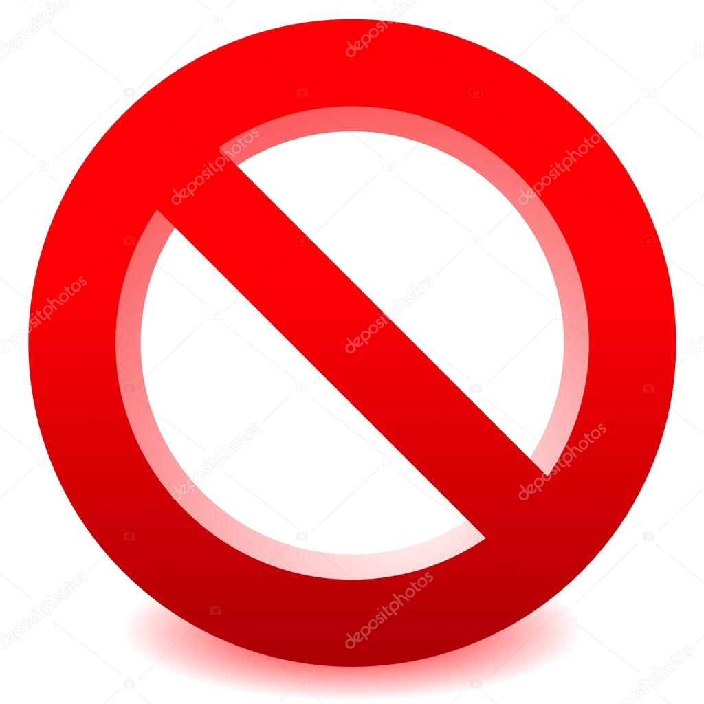 Interdiction, signe de restriction image vectorielle par vectorguy ...