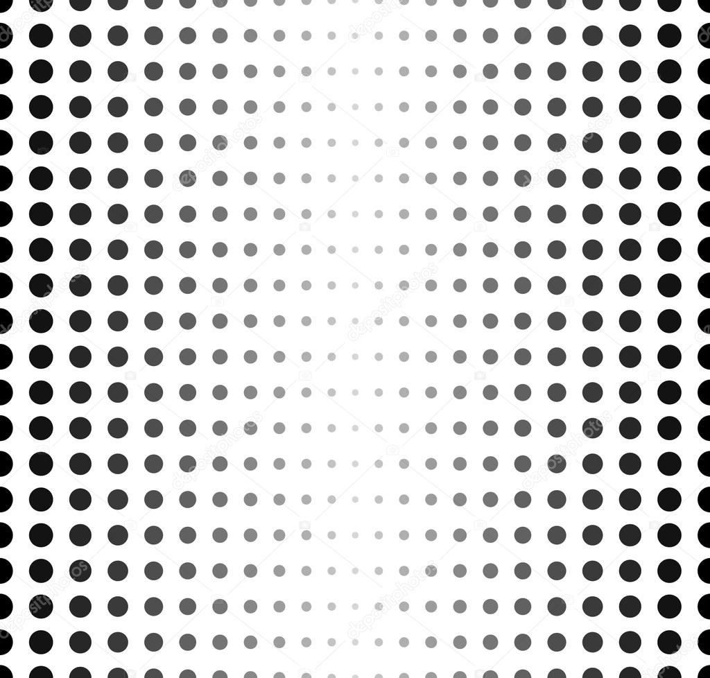 Polka dot black and white pattern Stock Vector by ©vectorguy 98047910