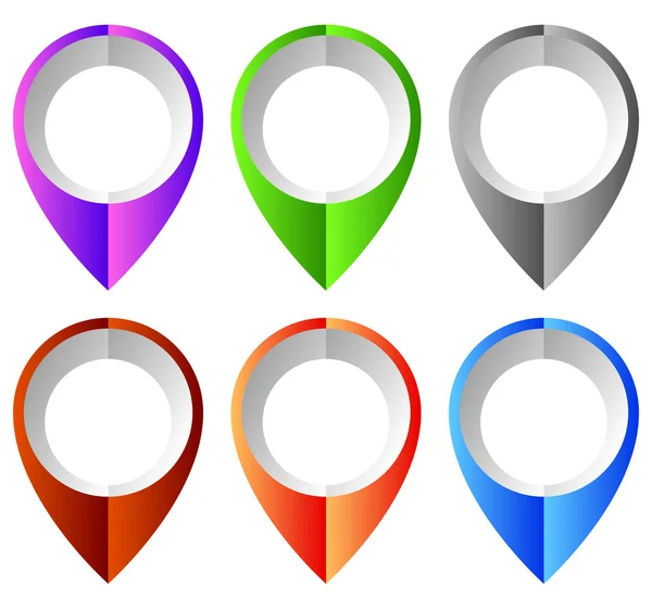 Set of colorful map markers Stock Vector Image by ©vectorguy #70341351