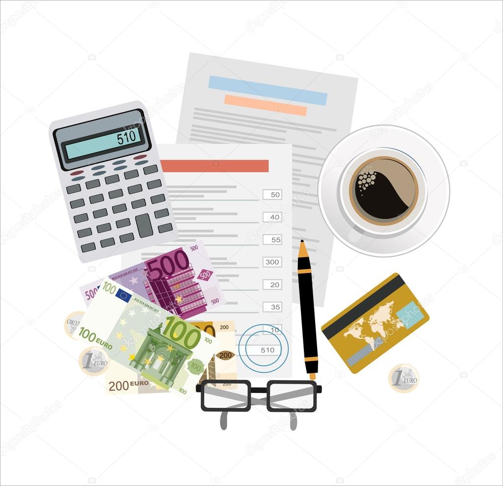 Concepto de pago de factura Vector de stock #115886338 de ©mitay20