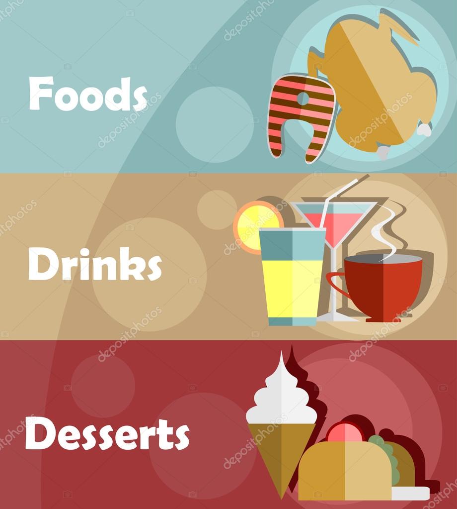 Food meal time concept Stock Vector by ©mitay20 97366290