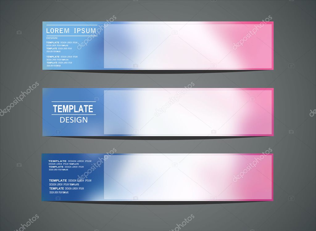 Three colorful banners Stock Vector by ©mitay20 97373762 Three colorful banners Stock Vector by ©mitay20 97373762