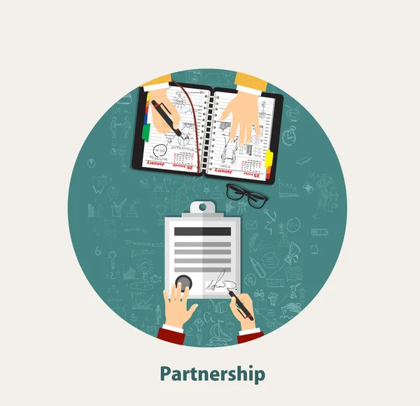 Man hands signs document Stock Vector Image by ©mitay20 #97399478