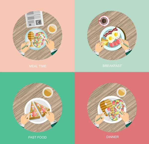 Food meal time concept Stock Vector by ©mitay20 97389112