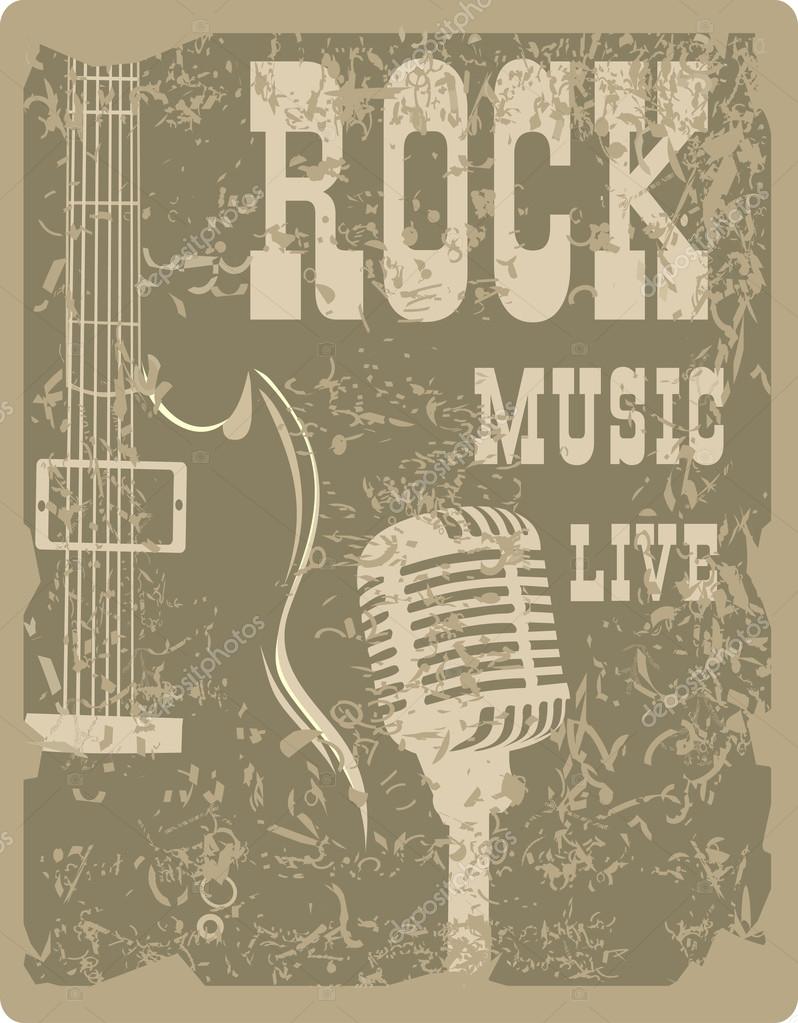 Rock star poster Stock Vector by ©mitay20 97446540