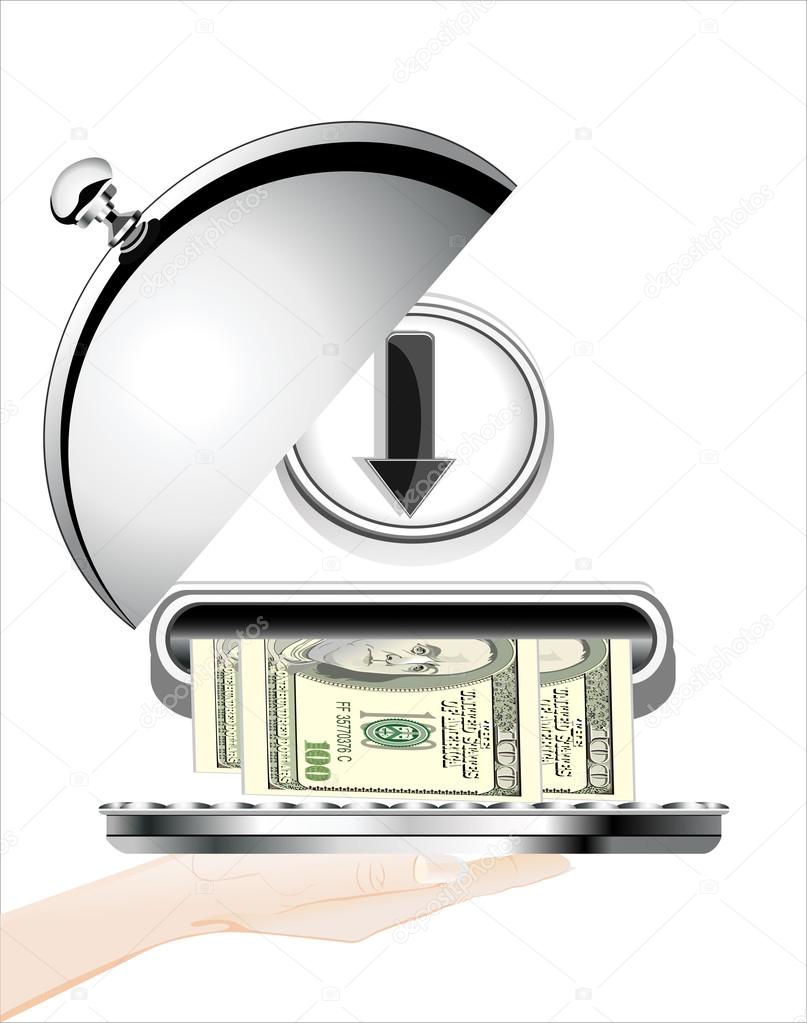 Cash machine payment Stock Vector by ©mitay20 97470248