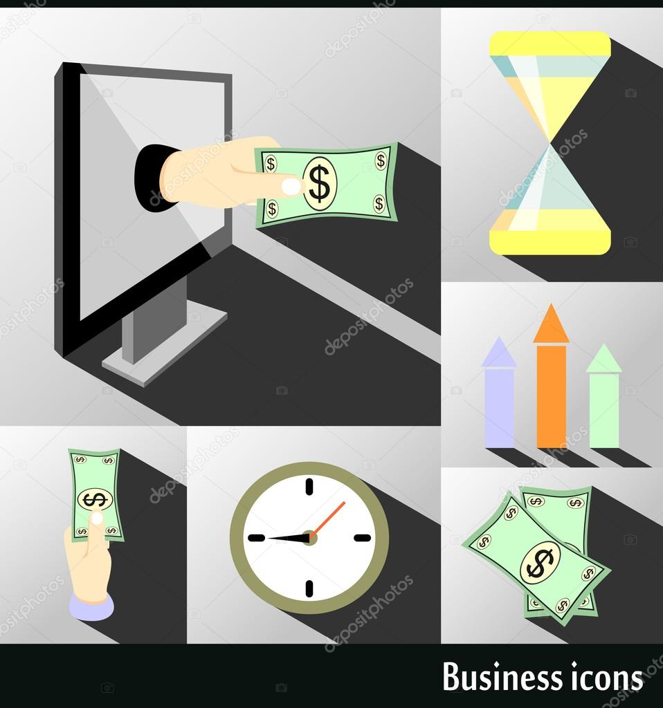 Time is money background Stock Vector by ©mitay20 97478794