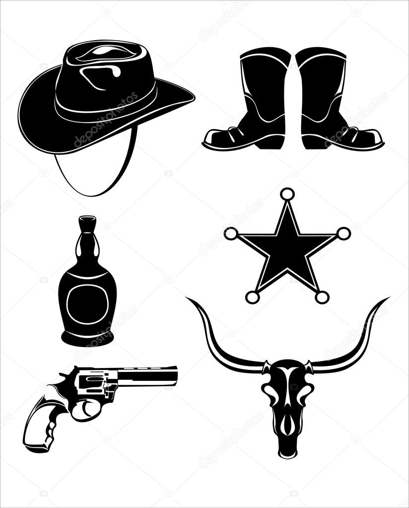 Western Elements Vector