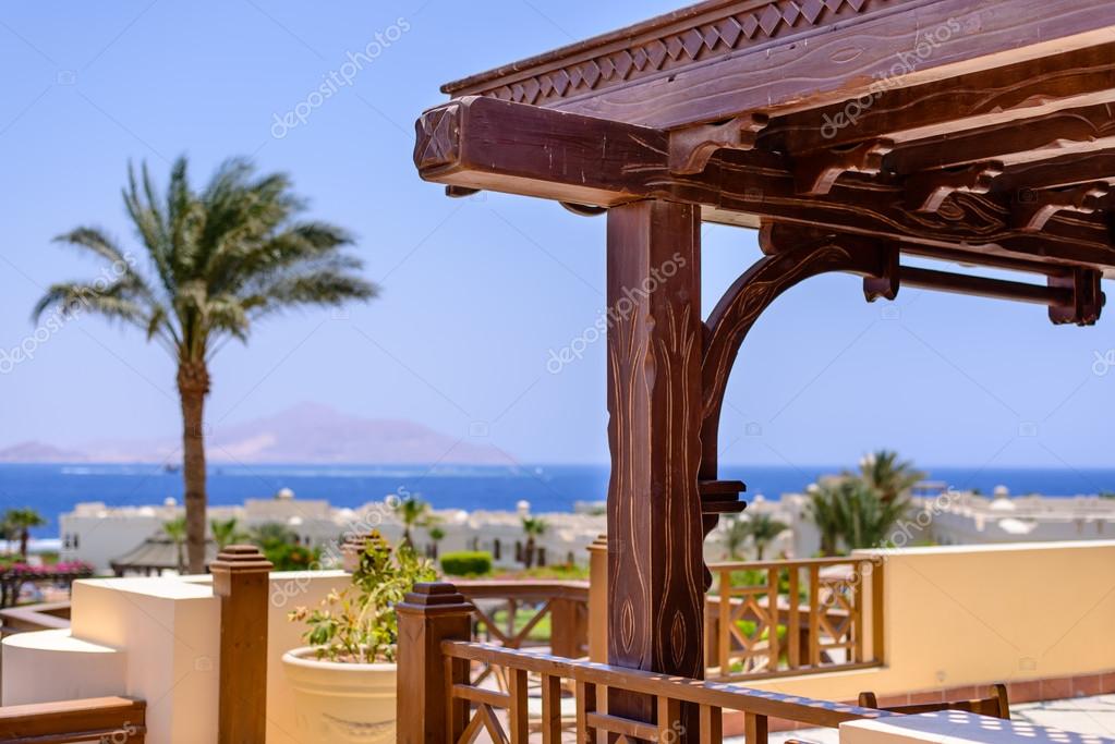 View from a luxury seaside resort ⬇ Stock Photo, Image by © ampack ...