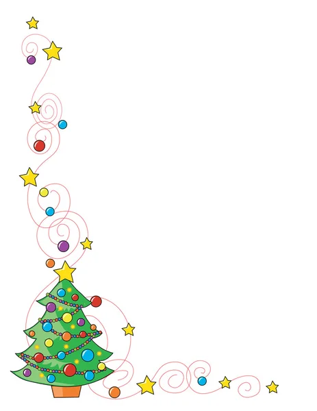 Christmas Tree Page Borders