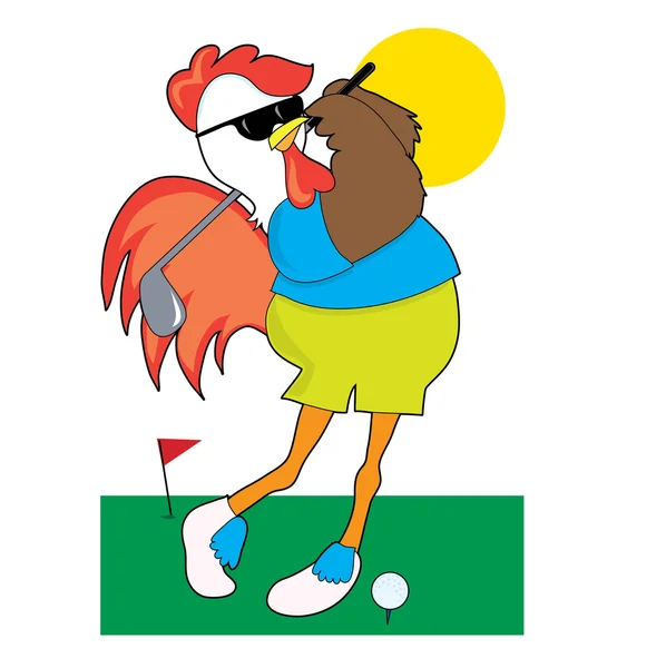 A chicken holds three of her chicks in her wings Stock Vector Image by ...