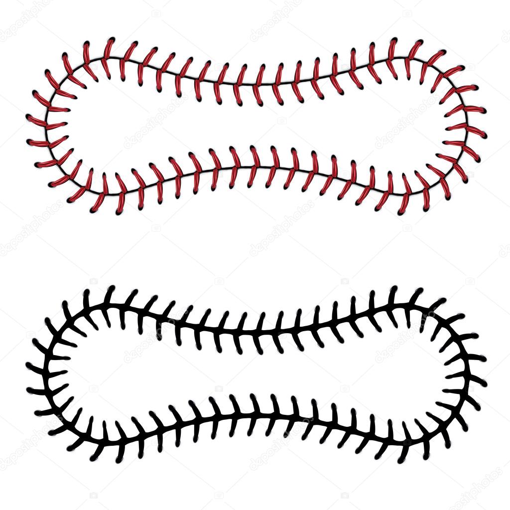 Baseball Lace Background — Stock Vector © artshock #110915382