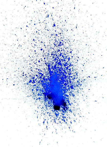 Blue Ink Blot — Stock Photo © artshock #61283803