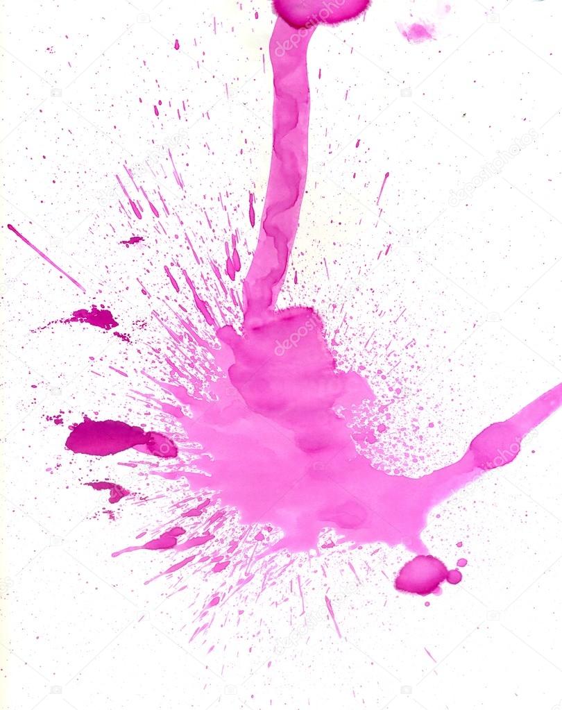Pink Ink Blots Stock Photo by ©artshock 61535079