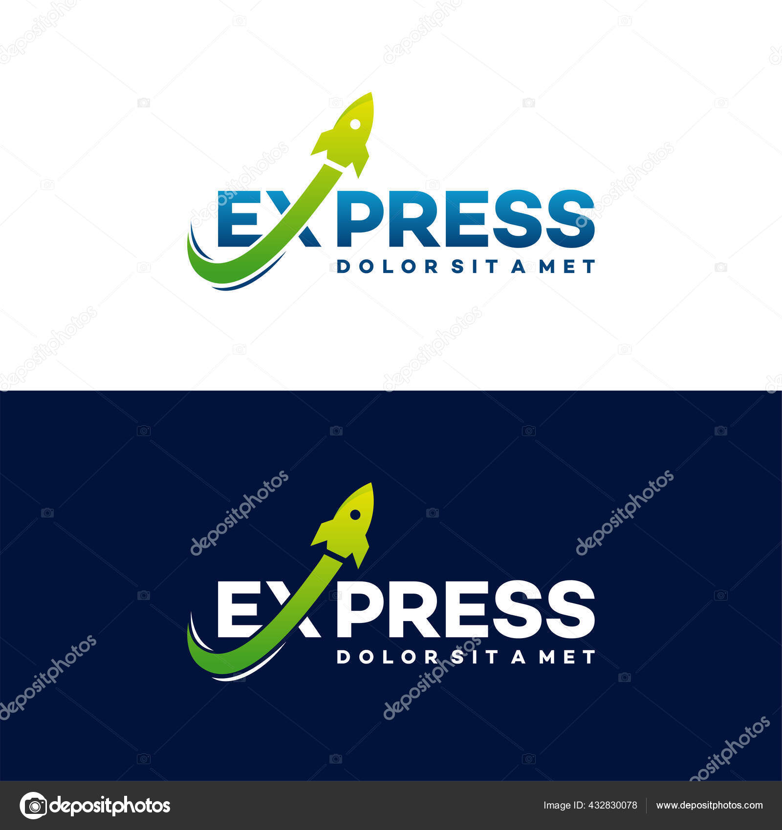 Fast Forward Express Logo Designs Vector Modern Express Logo Template ...