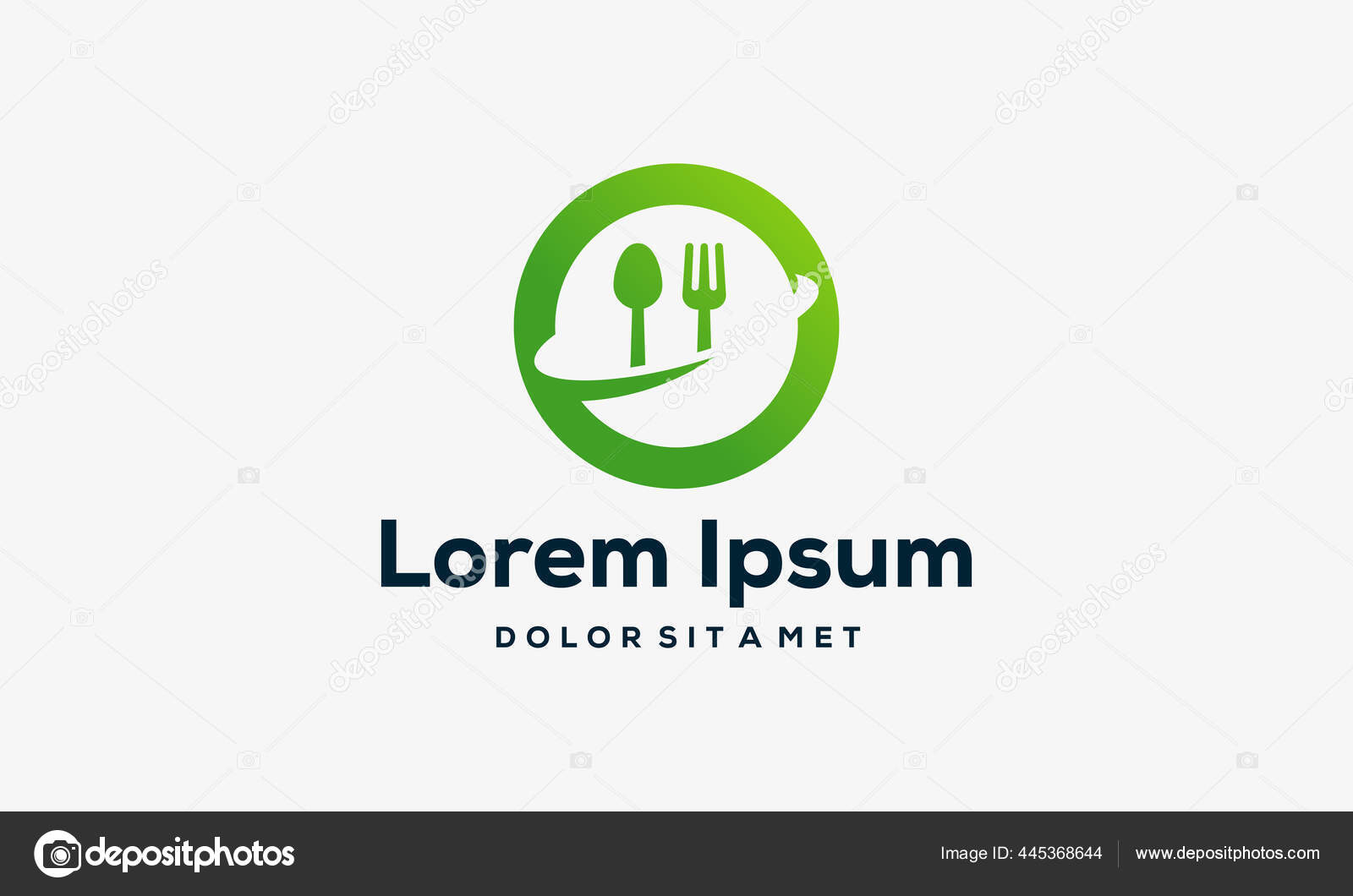 Food Planet Logo Designs Vector Illustration Food Place Logo Template ...