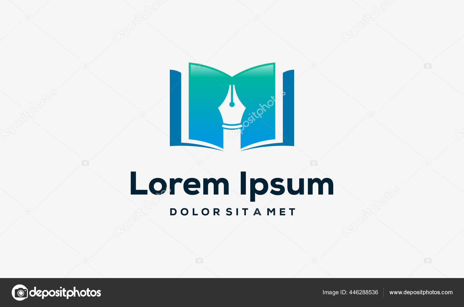 Book Creator Logo Designs Template Book Writer Logo Designs Vector ...