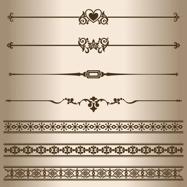 ᐈ Decorative lines clip art stock vectors, Royalty Free page decor ...
