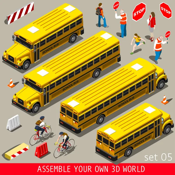 10,790,541 Isometric school bus Vector Images | Depositphotos